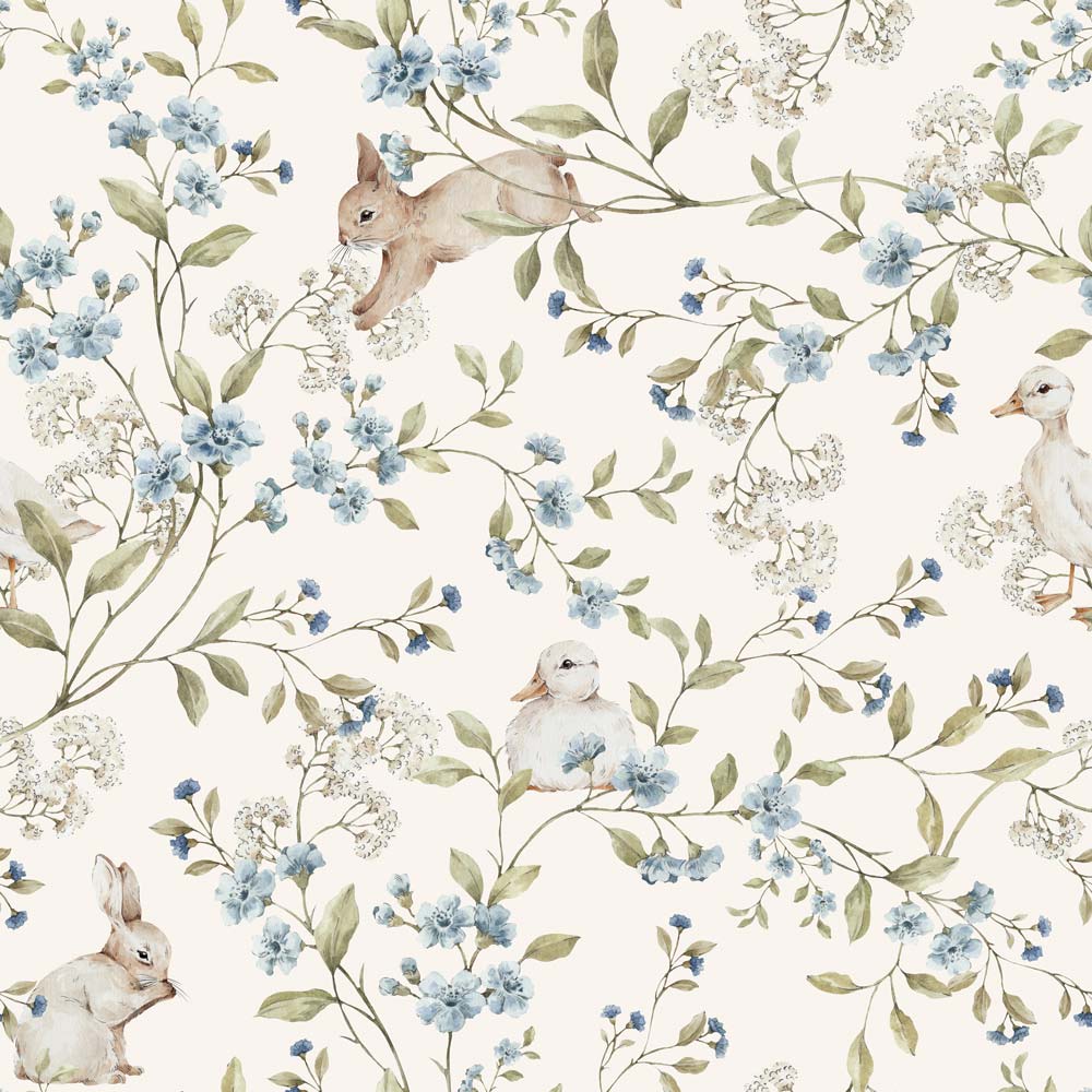 Meadow Friends & Ducks Wallpaper – Josh & Jenna